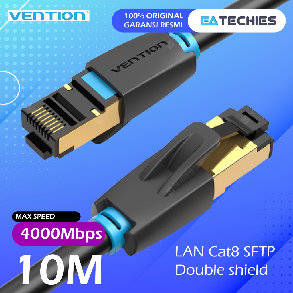 Jual [10M] Vention Kabel LAN Cat8 RJ45 Ethernet Internet Network Patch ...