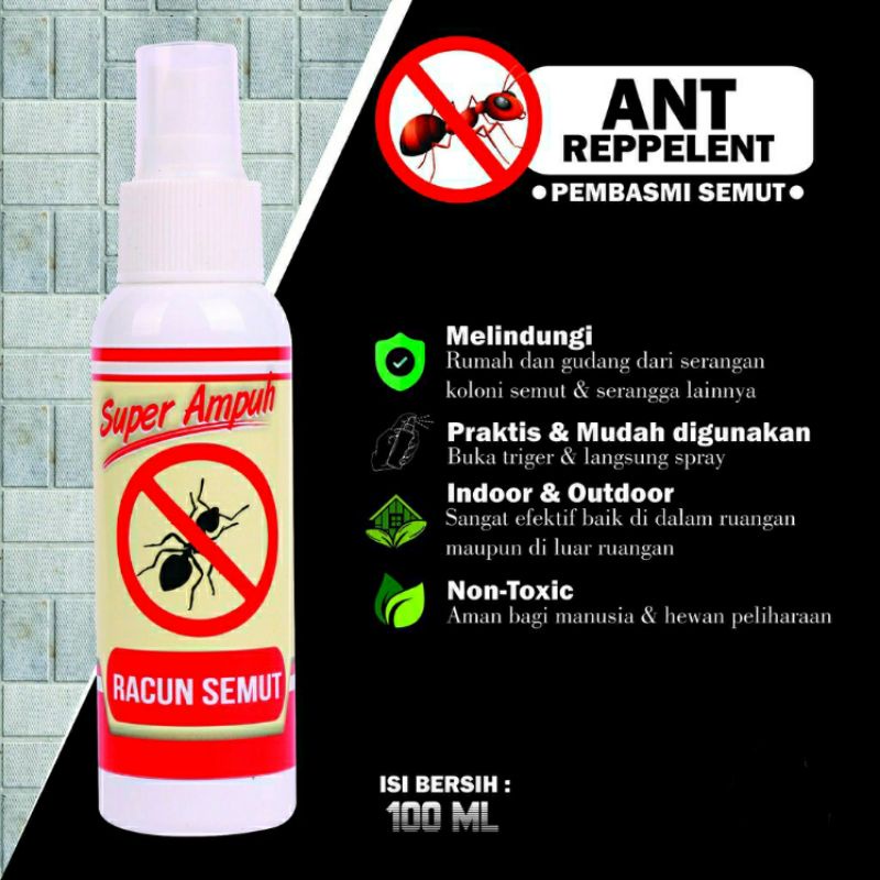 Jual OBAT RACUN BASMI SEMUT SEMPROT SPRAY PEMBASMI SEMUT ANT REPELENT ...