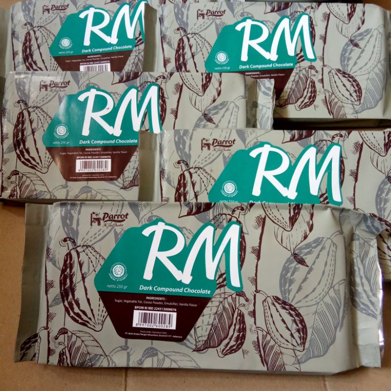 Jual Coklat batangan RM 250gr | Dark compound chocolate | Coklat ...