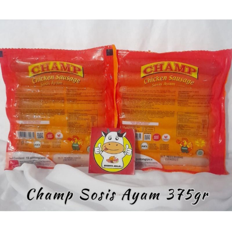 Jual CHAMP SOSIS AYAM 375 GR - FROZEN FOOD - BRONTZ JOGJA | Shopee ...