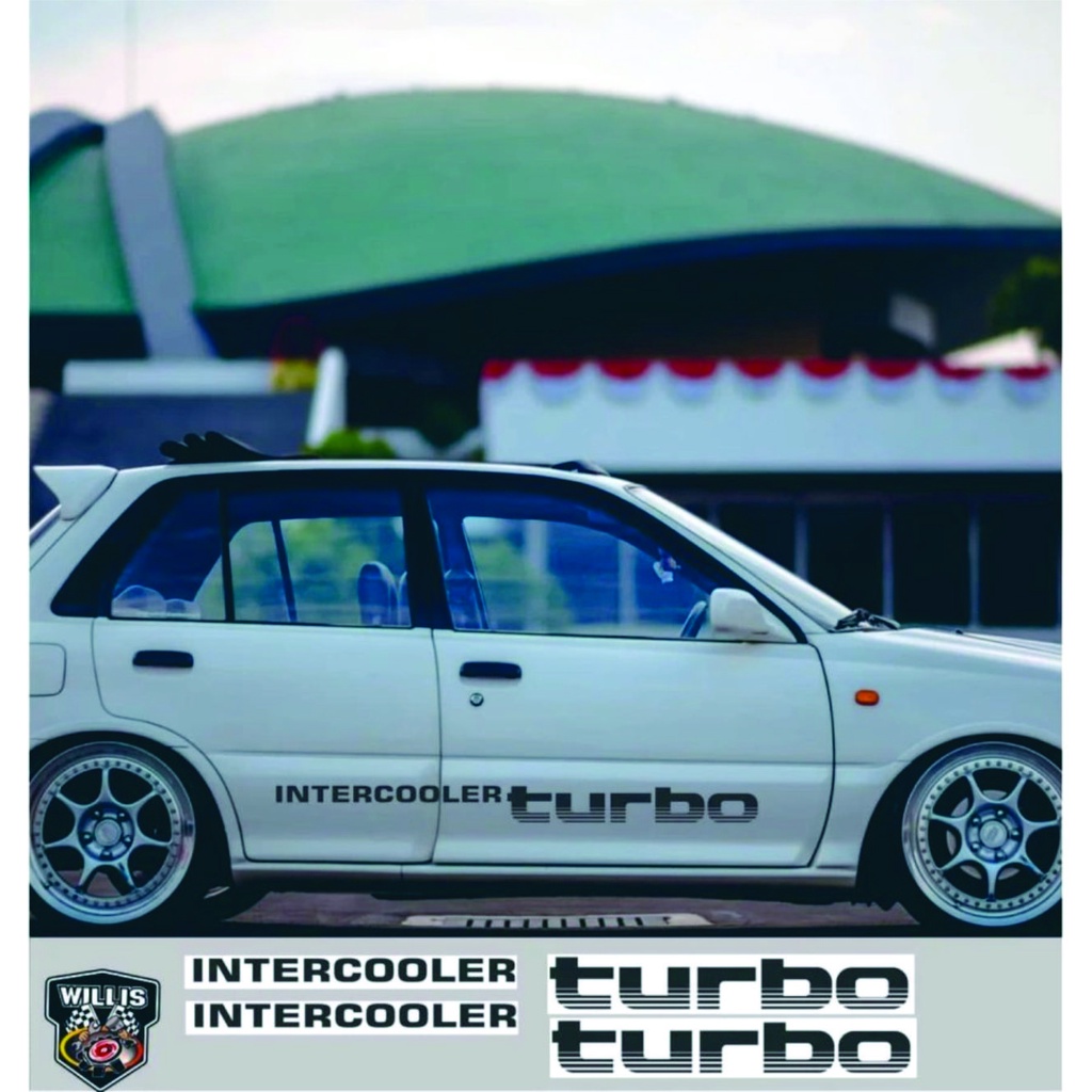 Jual Grosir Stiker Starlet Sticker Turbo Intercooler Side Body Cutting ...