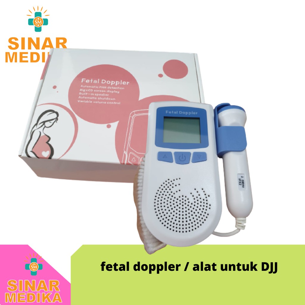 Jual FETAL DOPPLER DJJ . ALAT PENGUKUR DETAK JANTUNG JANIN DENGAN LCD ...