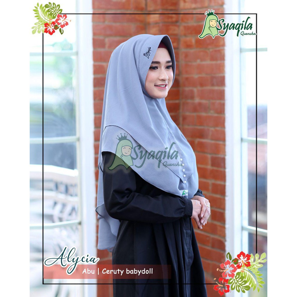 Jual KHIMAR ALYCIA DEWASA BY SYAQILA QUEENSHA HIJAB / JILBAB KHIMAR DUA LAYER POLOS | Shopee ...