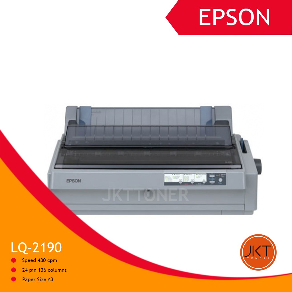 Jual Dot matrix Epson LQ-2190 ukuran kertas A3 bisa 4 rangkap | Shopee ...