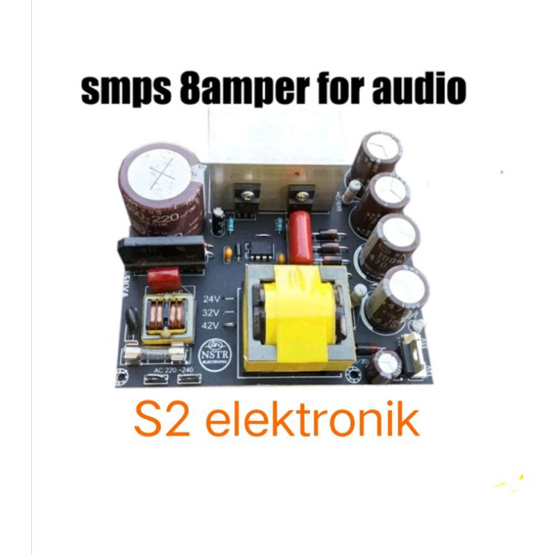 Jual smps 8 amper hallbridge bisa set 32v 40v 50v untuk audio | Shopee ...