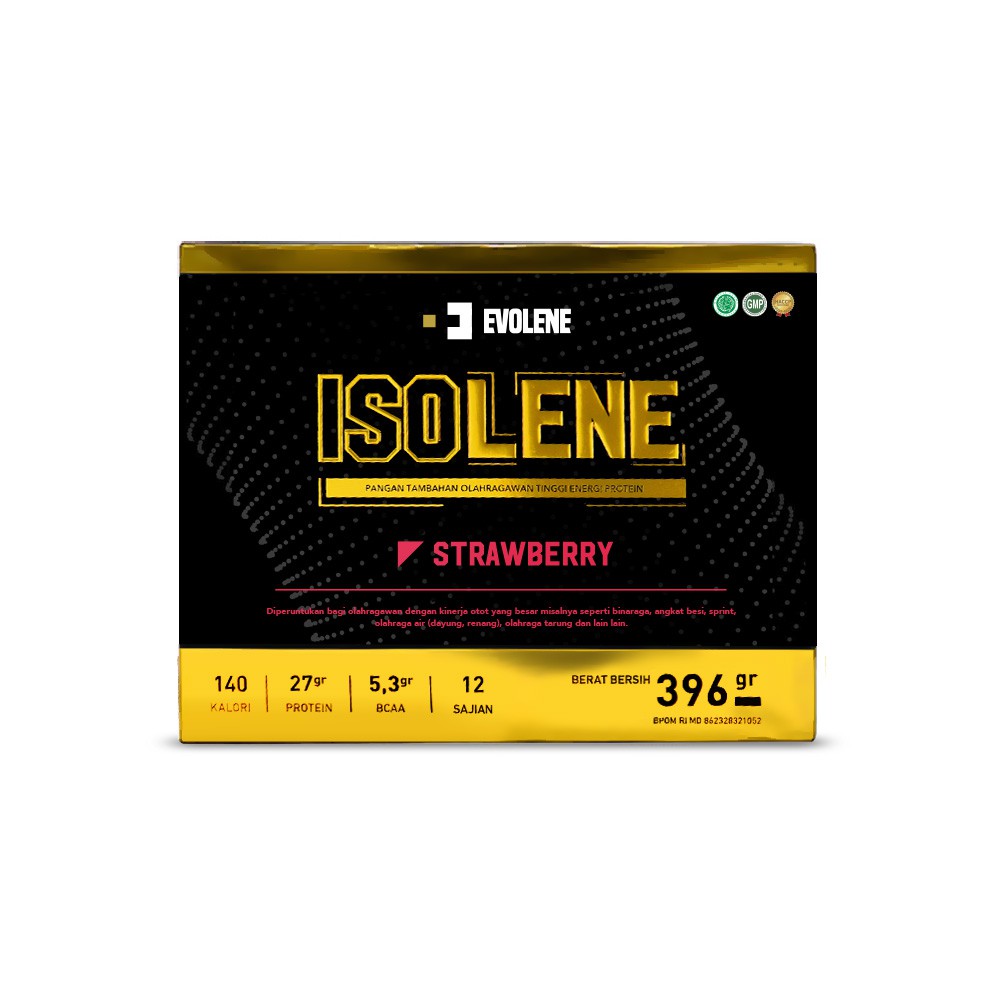 Jual EVOLENE Whey Isolate Isolene 396 gr (12 Sachet) | Shopee Indonesia