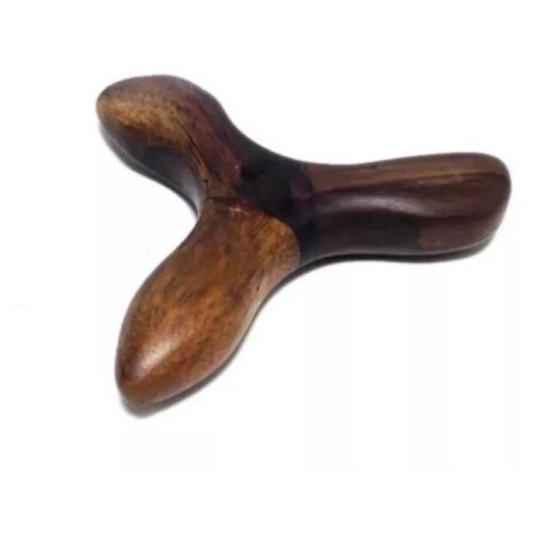 Jual ☄️NEW Alat pijat kayu bintang segitiga alat pijat refleksi alat kerokan kayu Alat Penunjang ...