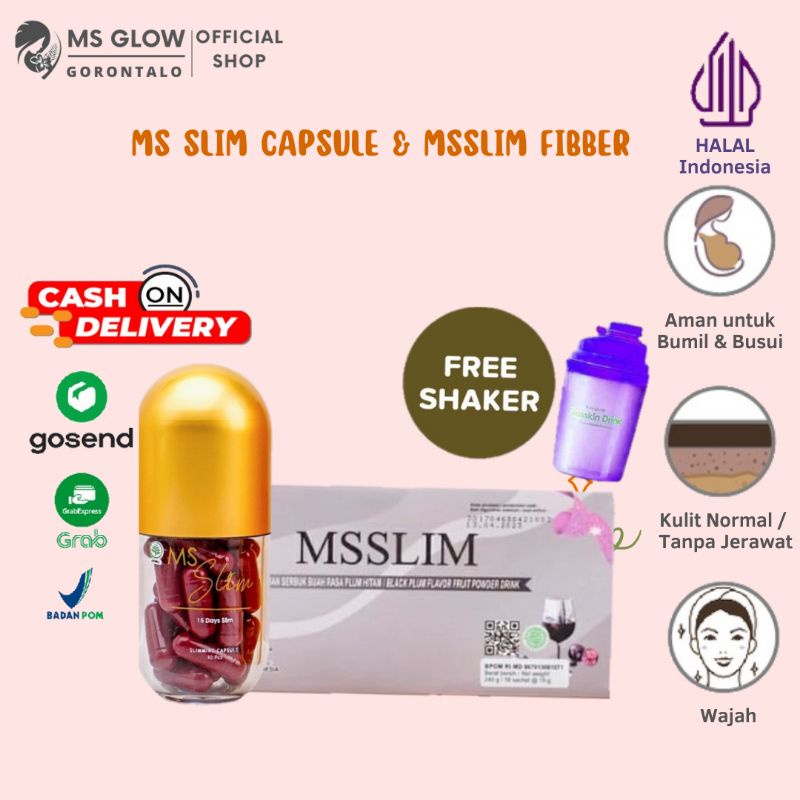 Jual MS GLOW GORONTALO - MS BLACK & SLIMMING CAPSULE | Shopee Indonesia