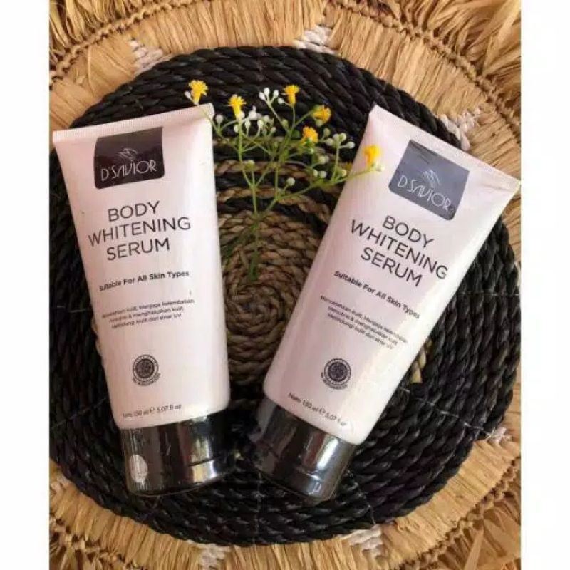 Jual (D'savior )Body Whitening Serum kemasan baru (FREE SABUN DOSTINH ...