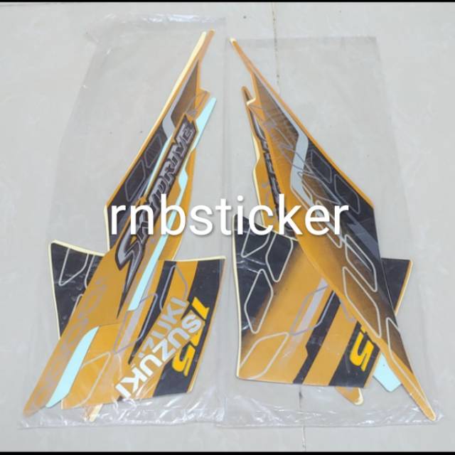 Jual Stiker striping stripping motor suzuki skydrive gold | Shopee ...