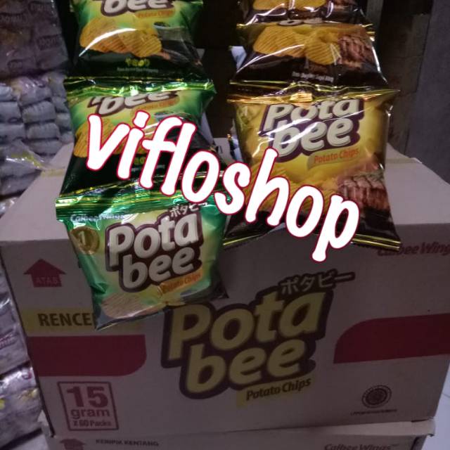Jual Keripik Kentang Potabee / Chiki Potabee (10 x 15 gram) | Shopee ...