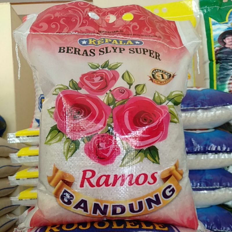 Jual Beras Cap Ramos Bandung 5 kg Beras Super Premium | Shopee Indonesia