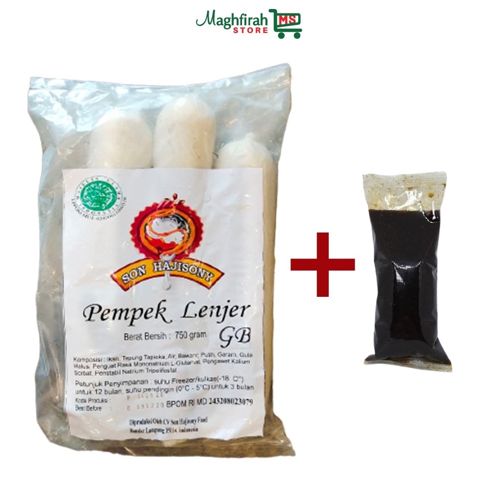 Jual PEMPEK LENJER JUMBO MANTAP HAJI SONY ASLI LAMPUNG 750 GRAM ...