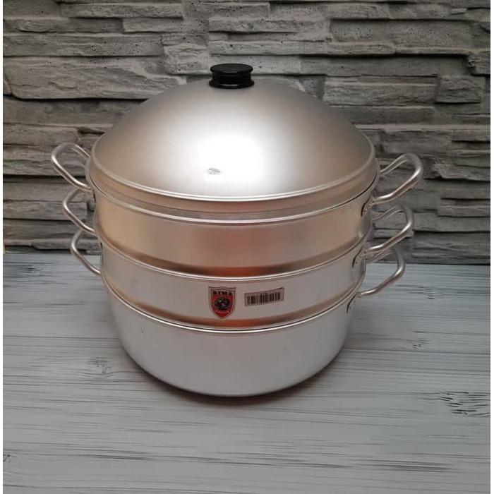 Jual Panci Kukusan Bima Aluminium Jumbo 40cm / Steamer Aluminium ...