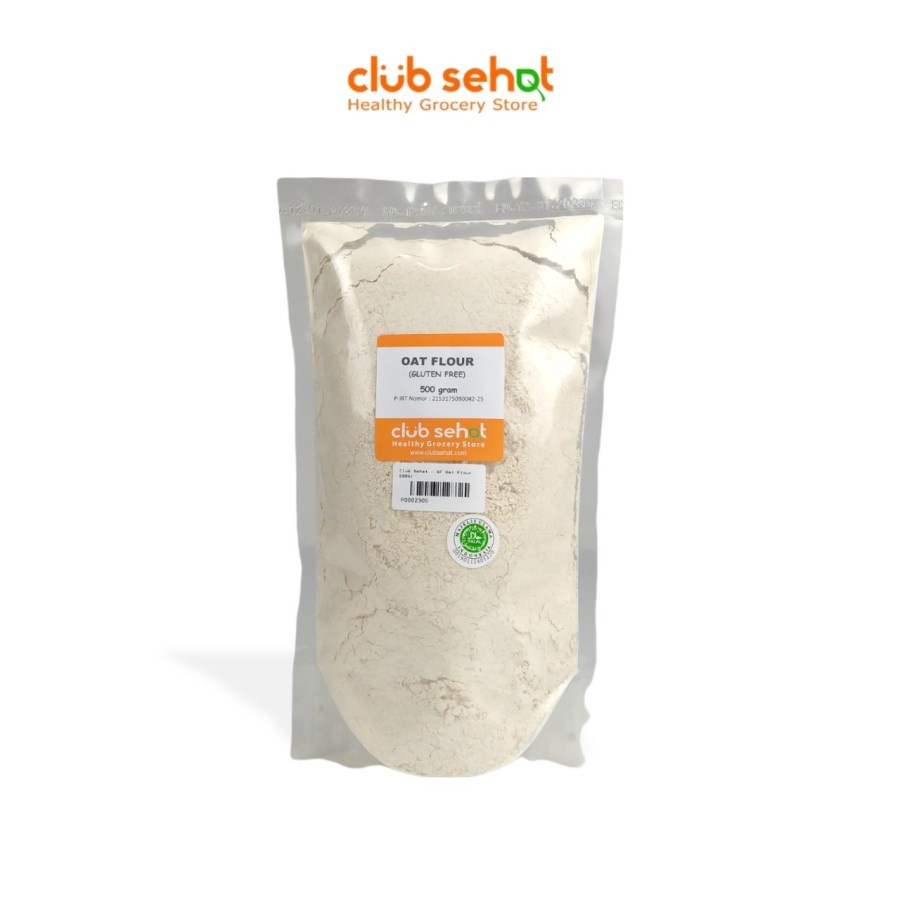 Jual Club Sehat - Oat Flour Tepung Oat/Gandum 500gr | Shopee Indonesia