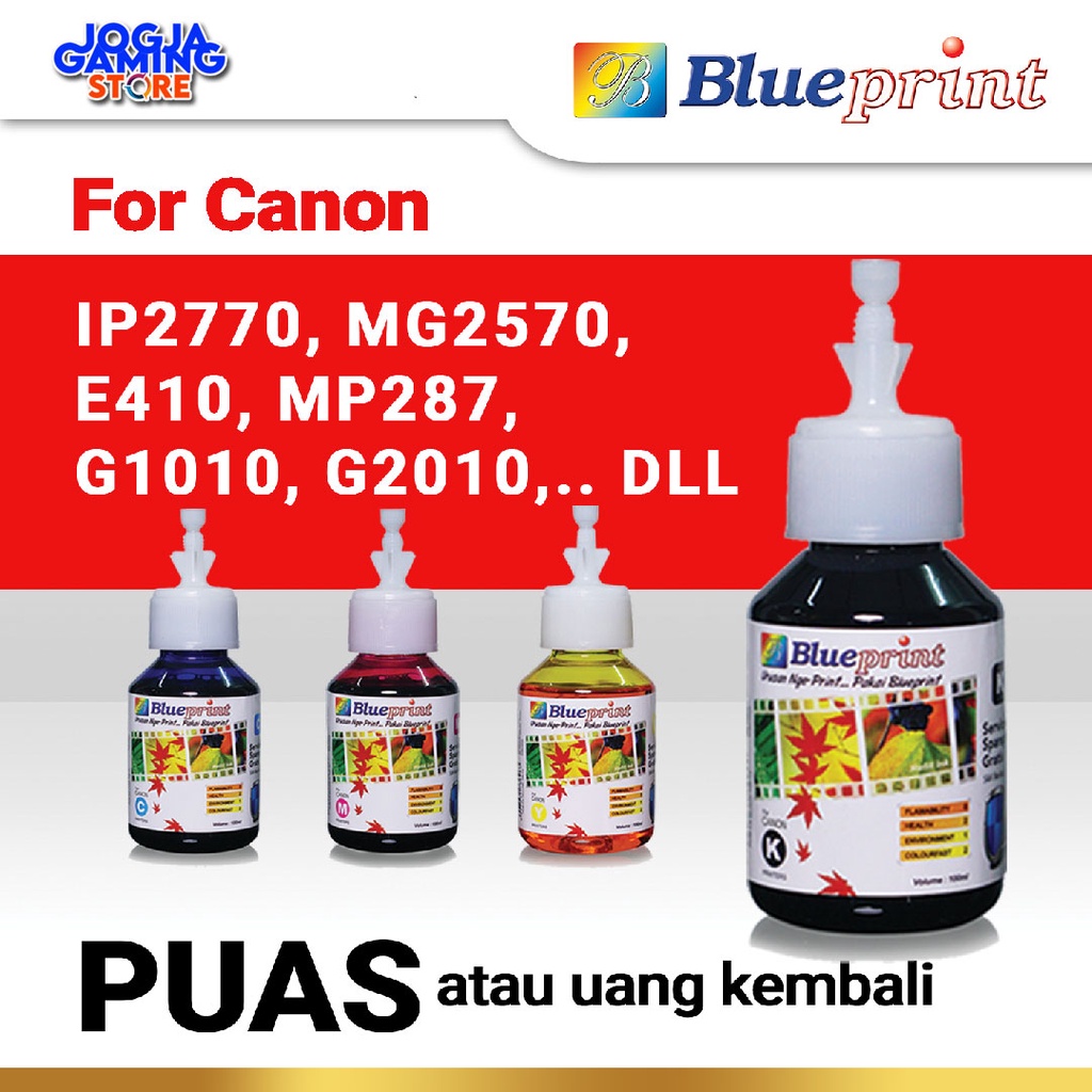 Jual TINTA CANON BLUEPRINT 100 ml Canon IP 2770 / IP 2870 / MP 237 / MP ...