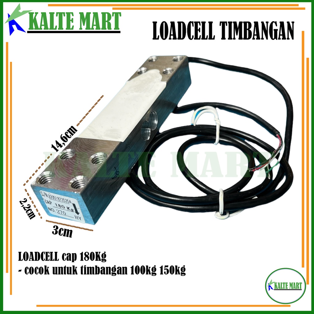 Jual Loadcell Capasitas 180Kg Loadcell 100Kg 150Kg Sensor Timbangan Digital | Shopee Indonesia