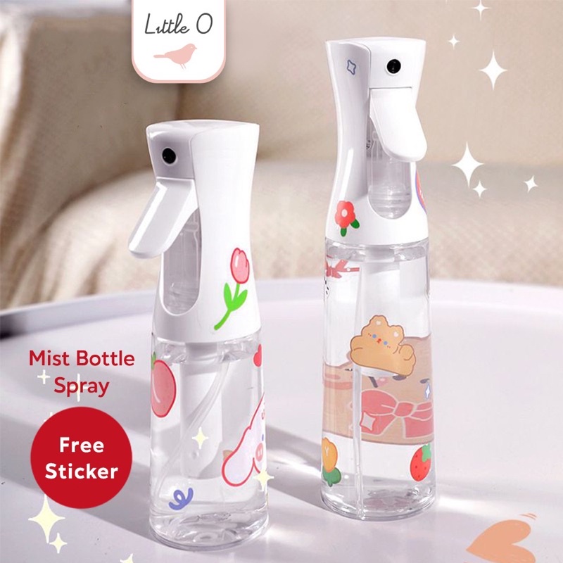 Jual FREE STICKER DEKOR SPRAY mist Disinfectant Bottle / botol spray ...
