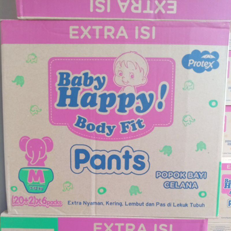 Jual (1 KARTON) Baby Happy Pants M32,L28,XL26,XXL24 1 Dus isi 4 Pcs ...