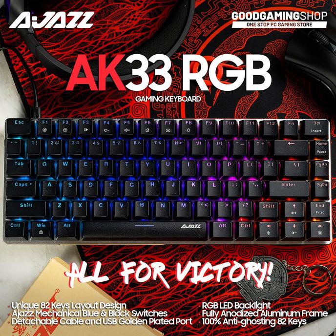 Jual AJAZZ AK33 RGB Blue zorro Switch | Shopee Indonesia