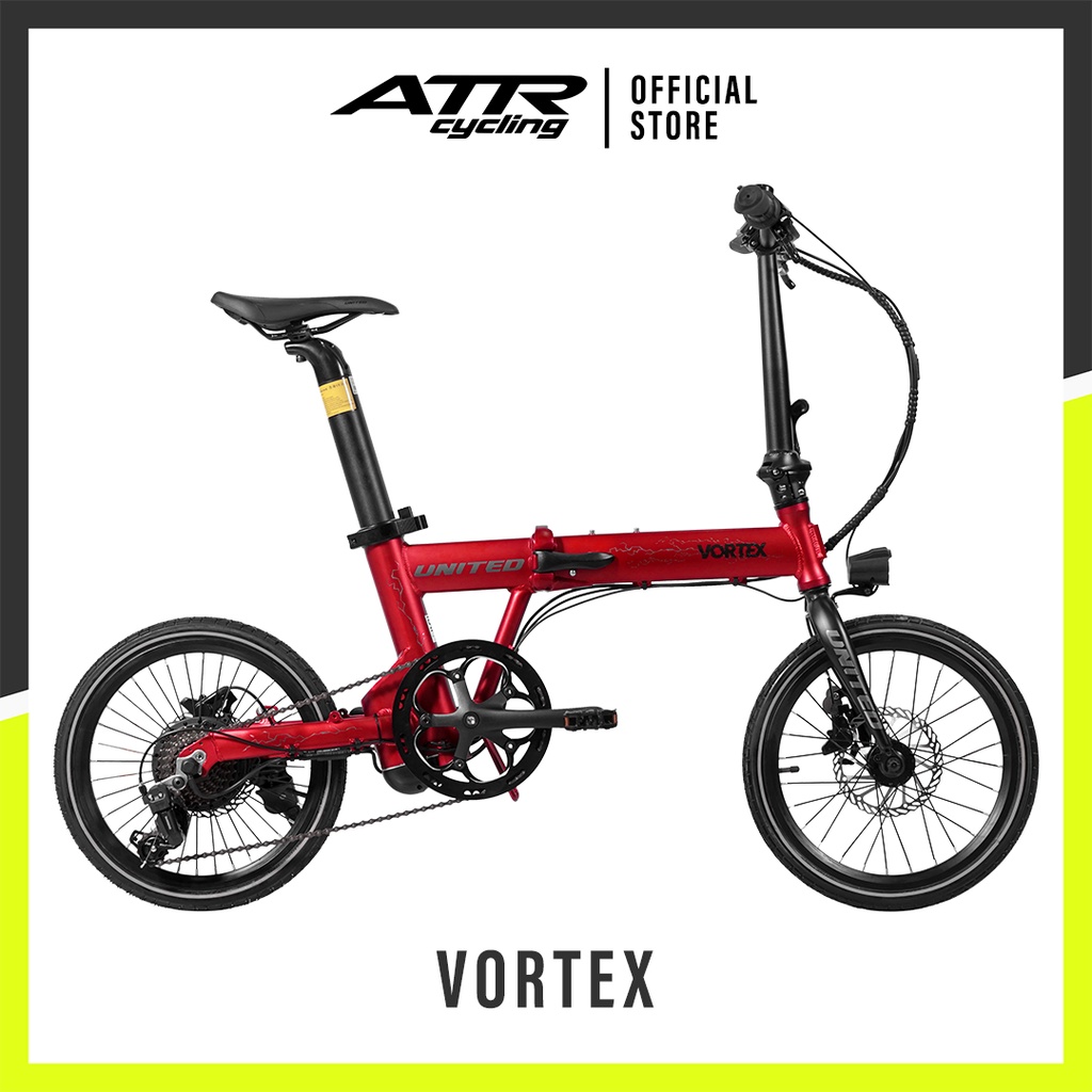 Jual SEPEDA LISTRIK E-BIKE AL 16-07SP UNITED VORTEX (21) RD-SLV | Shopee Indonesia