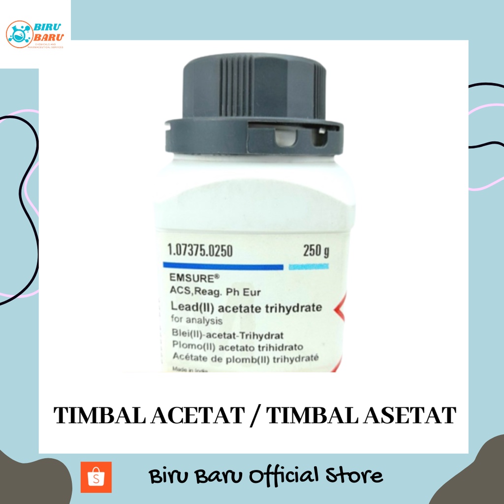 Jual TIMBAL ACETATE / TIMBAL ASETAT 1 GRAM PRO ANALISA MERCK BEST ...