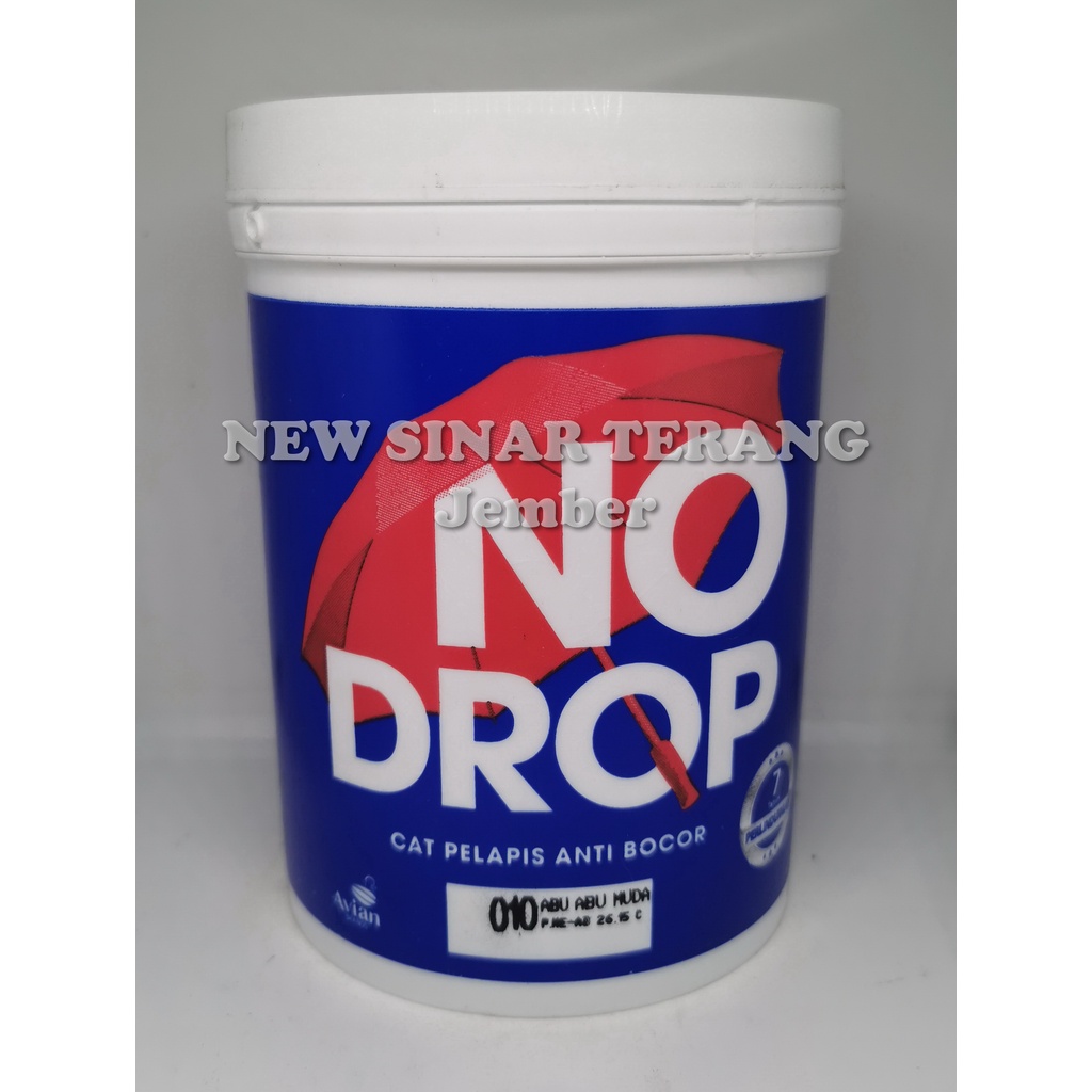 Jual Cat No Drop Waterproof 010 Abu-Abu Muda 1 Kg (utk Wilayah Sumsel ...