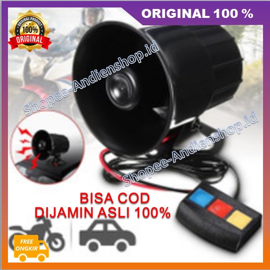 Jual Klakson Toa Sirine 3 Suara Bell Motor Bikin Kendaraan Kamu Makin ...