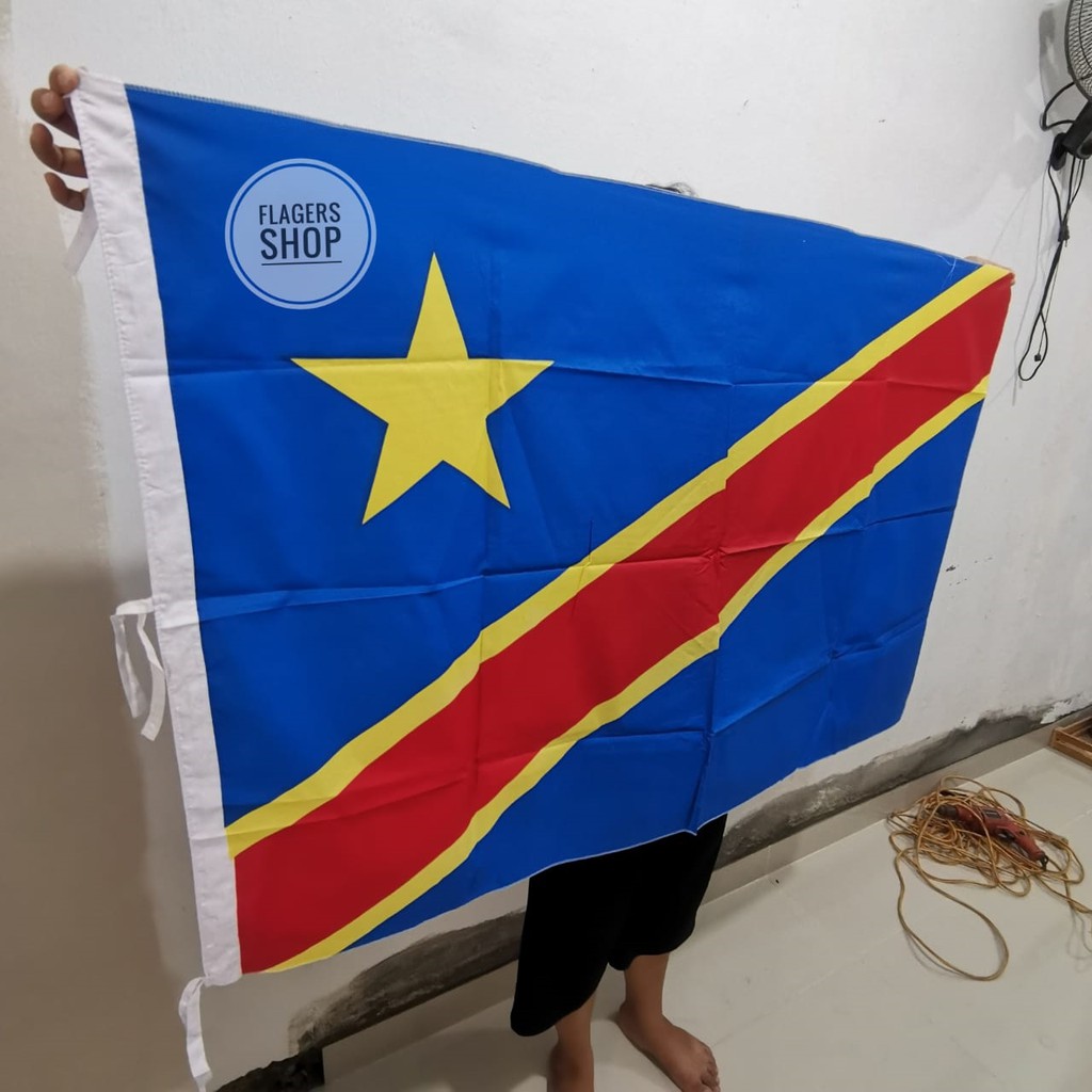 Jual Bendera Republik Demokratik Kongo/Democratic Republic of the Congo ...