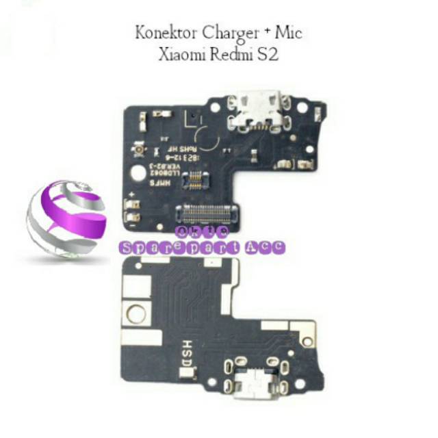 Jual Papan Konektor Xiaomi Redmi S2 Papan Charger PCB Board Original ...