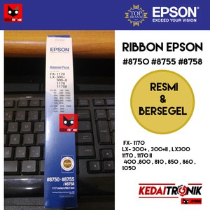 Jual Pita Epson ORIGINAL 8758 LX 300 LX300 8750 ORI SEGEL RESMI RIbbon ...