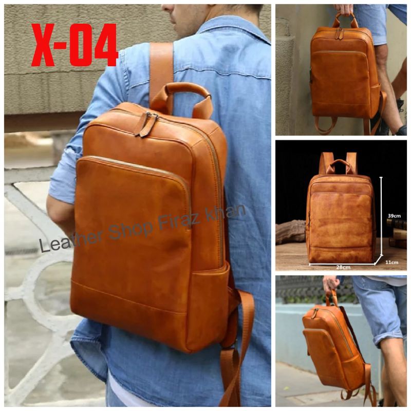 Jual tas ransel pria kulit sapi asli / tas laptop ransel baru | Shopee ...