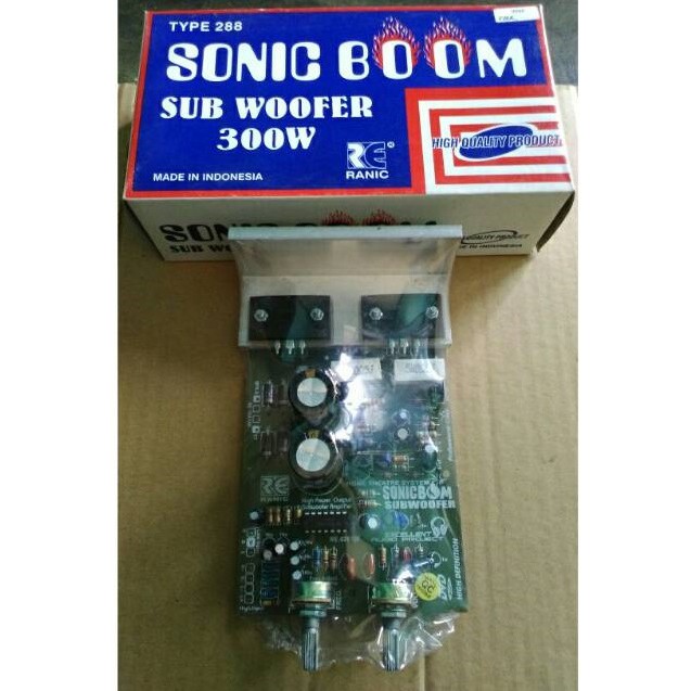 Jual KIT AKTIF SUBWOOFER SONIC BOOM / Kit Amplifier subwoofer SONIC ...