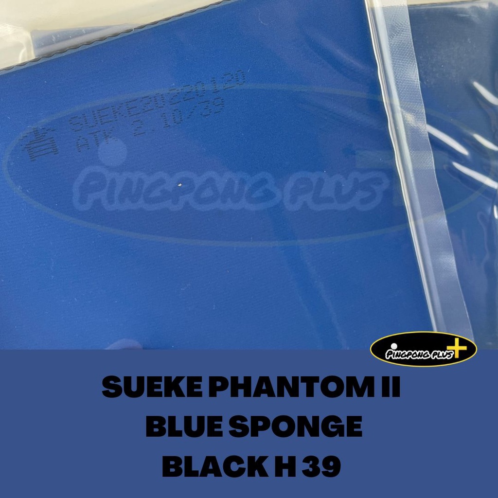 Jual SUEKE Phantom II BLUE Sponge Karet Bet tenis meja | Shopee Indonesia