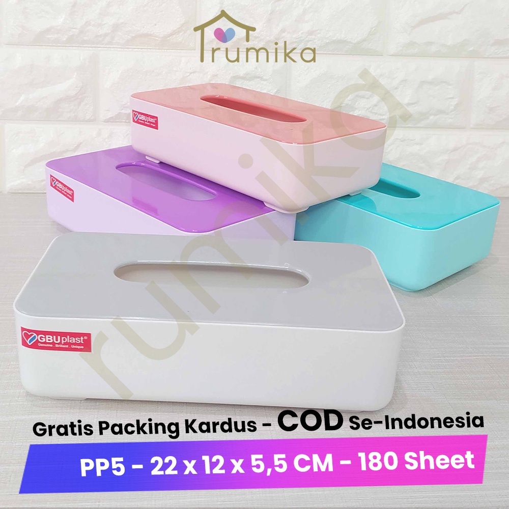 Jual Tempat Tissue Segi Panjang / Kotak Tempat Tisu Aesthetic / Tissue ...