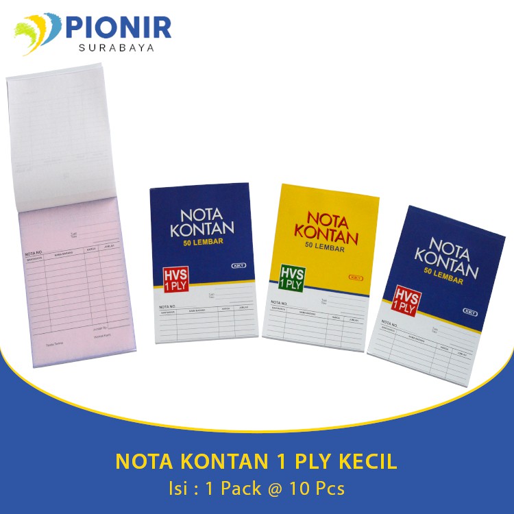 Jual NOTA KONTAN 1 PLY KECIL (1 PACK = 10 PCS) | Shopee Indonesia
