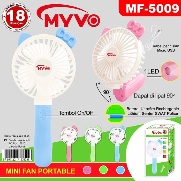 Jual MINI FAN MYVO MF-5009 | Shopee Indonesia