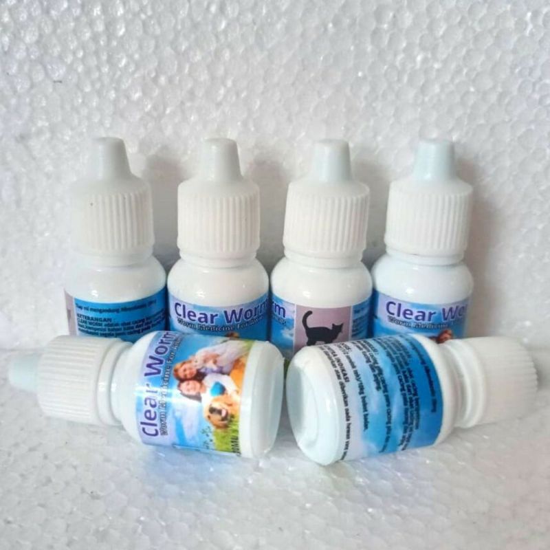 Jual MINIPETS Obat Cacing Oral Kucing Anjing Kelinci Hamster Clear Worm ...
