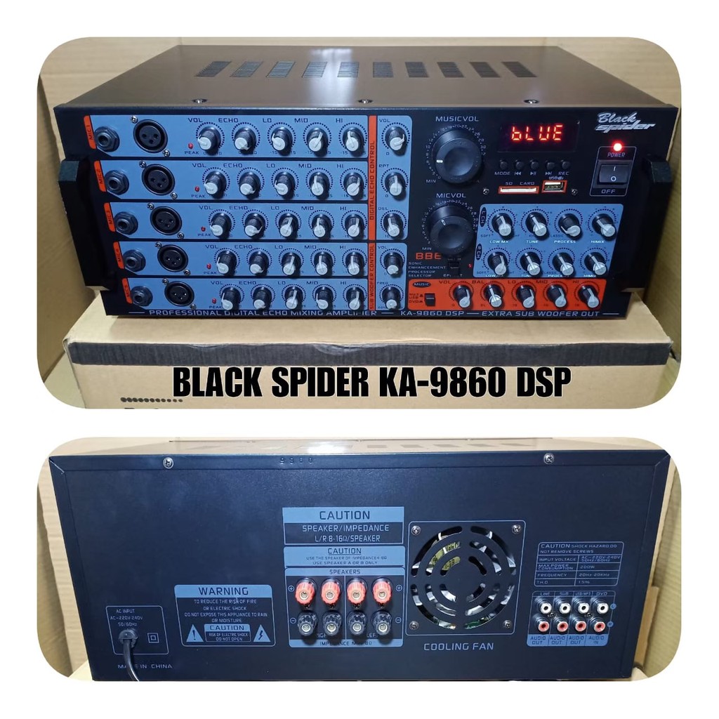 Jual Ampli Black Spider KA 9860 DSP | Shopee Indonesia