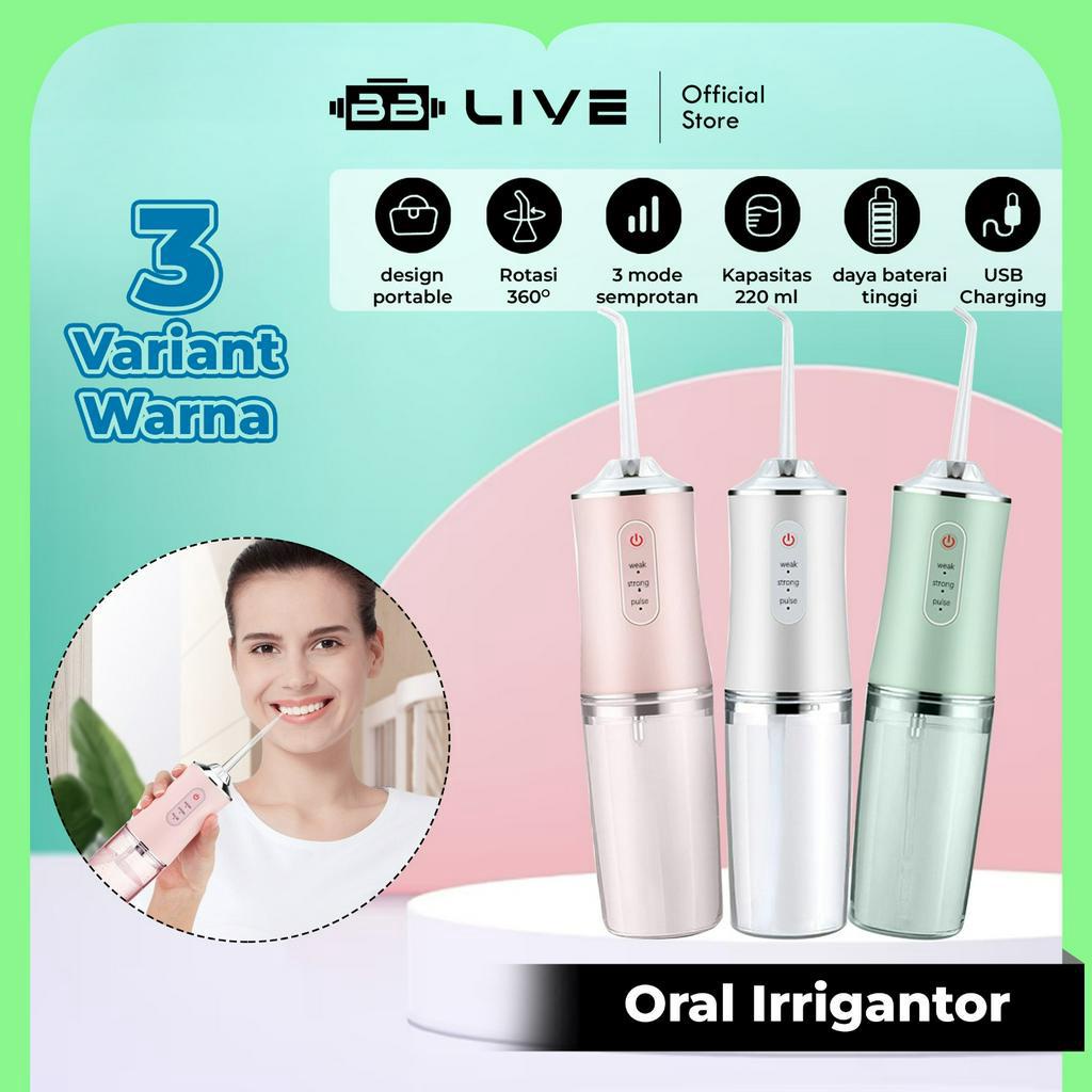 Jual BBLIVE Oral Irrigantor Semprotan Pembersih Gigi Smart Electric ...