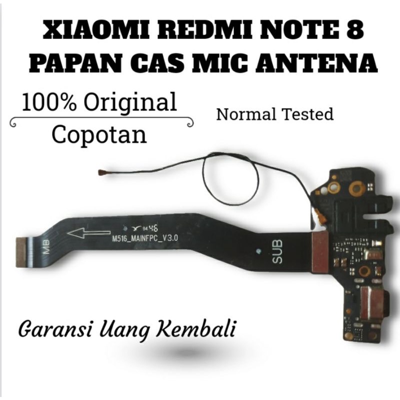 Jual REDMI NOTE 8 PAPAN CAS MIC FLEXIBLE ORIGINAL COPOTAN NORMAL TESTED ...