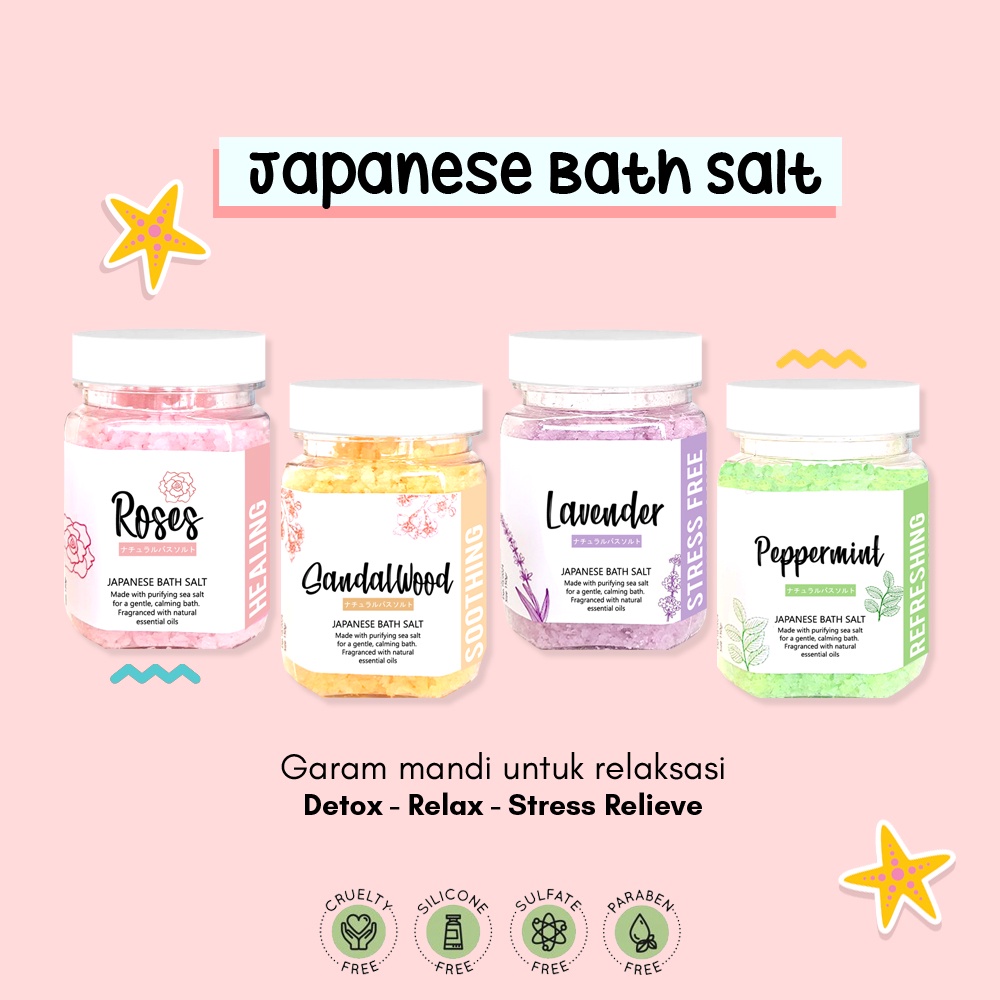 Jual JAPANESE BATH SALT GARAM MANDI JEPANG ORGANIC KUMIKO | Shopee ...