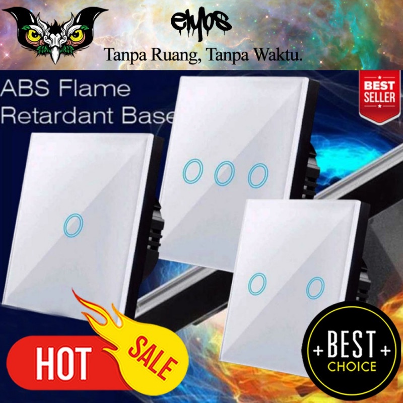 Jual Saklar Lampu Sentuh Dinding Wall Switch Touch Sensor LED Light ...