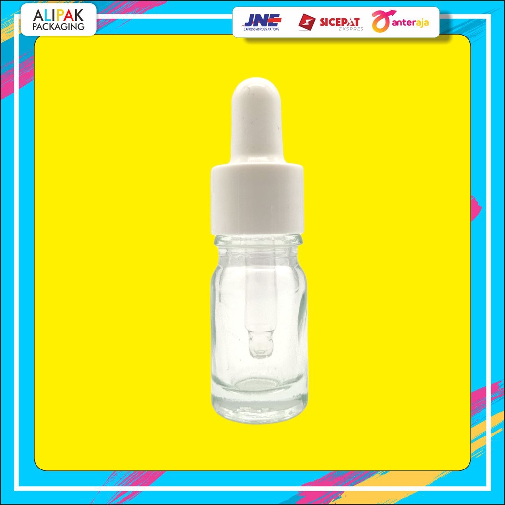 Jual BOTOL PIPET KACA 10ml BENING TEBAL Ring Mulus Putih | Shopee Indonesia