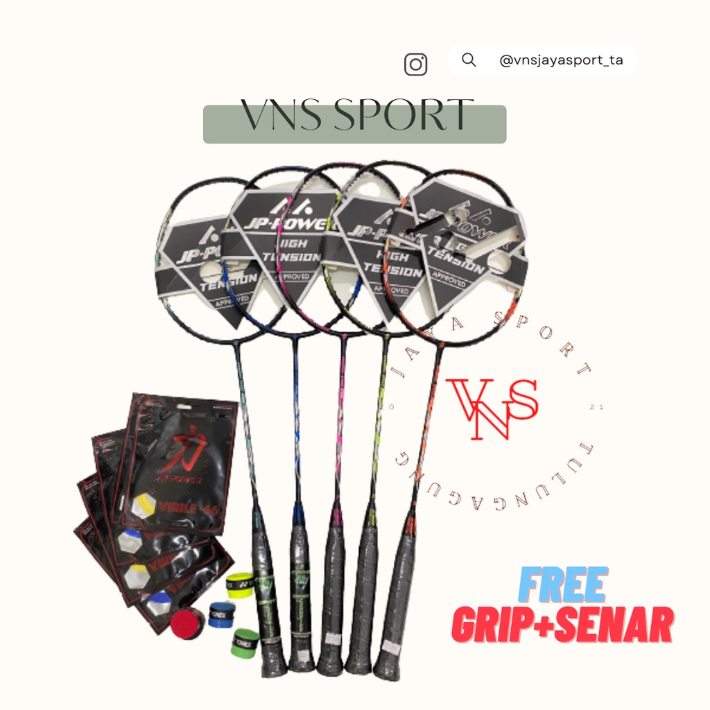 Jual RAKET BADMINTON JP-POWER NANOMAX SPEED 700 ORIGINAL 83GR HIGH ...