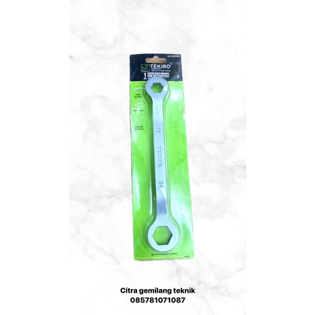 Jual Tekiro kunci blok mesin bengkok 17-24/ engine block wrench 10 inch ...
