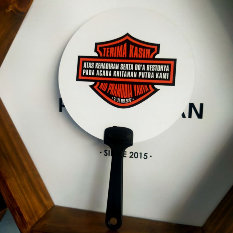 Jual Kipas Khitanan Tema Unik Logo Harley Davidson | Shopee Indonesia