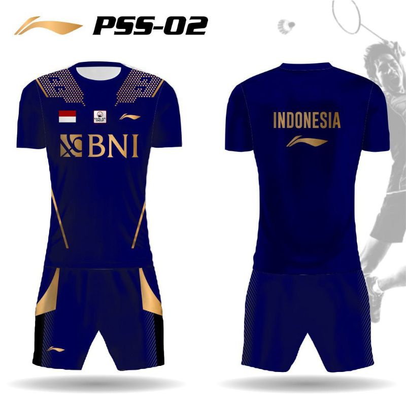 Jual baju kaos badminton Setelan Jersey timnas bulu tangkis piala Sudirman Baju Jersey Badminton ...