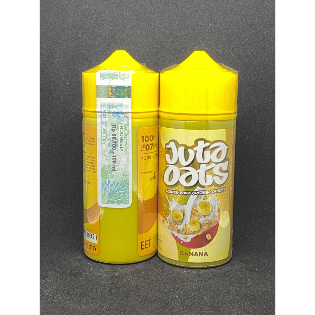 Jual Liquid Juta Oat Banana 3&7mg 100mL by RSR Brew x VapeBoss | Shopee ...