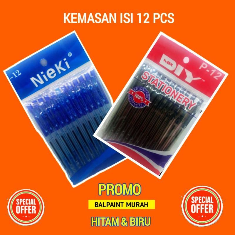 Jual MR DIY PREMIUM -12Pc Alat tulis Pulpen Stationery /Bolpoint/Pena ...